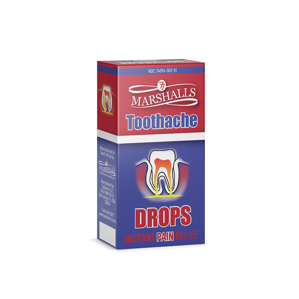 Introducing our latest solution for toothache: Marshall’s toothache dr ...